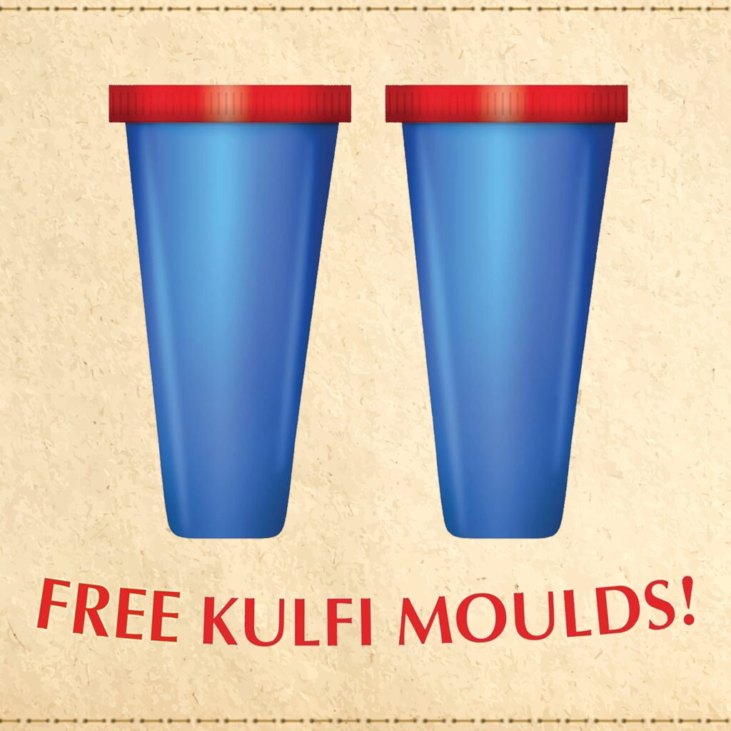 Kesar Kulfi Mix with Mould - Gits Food