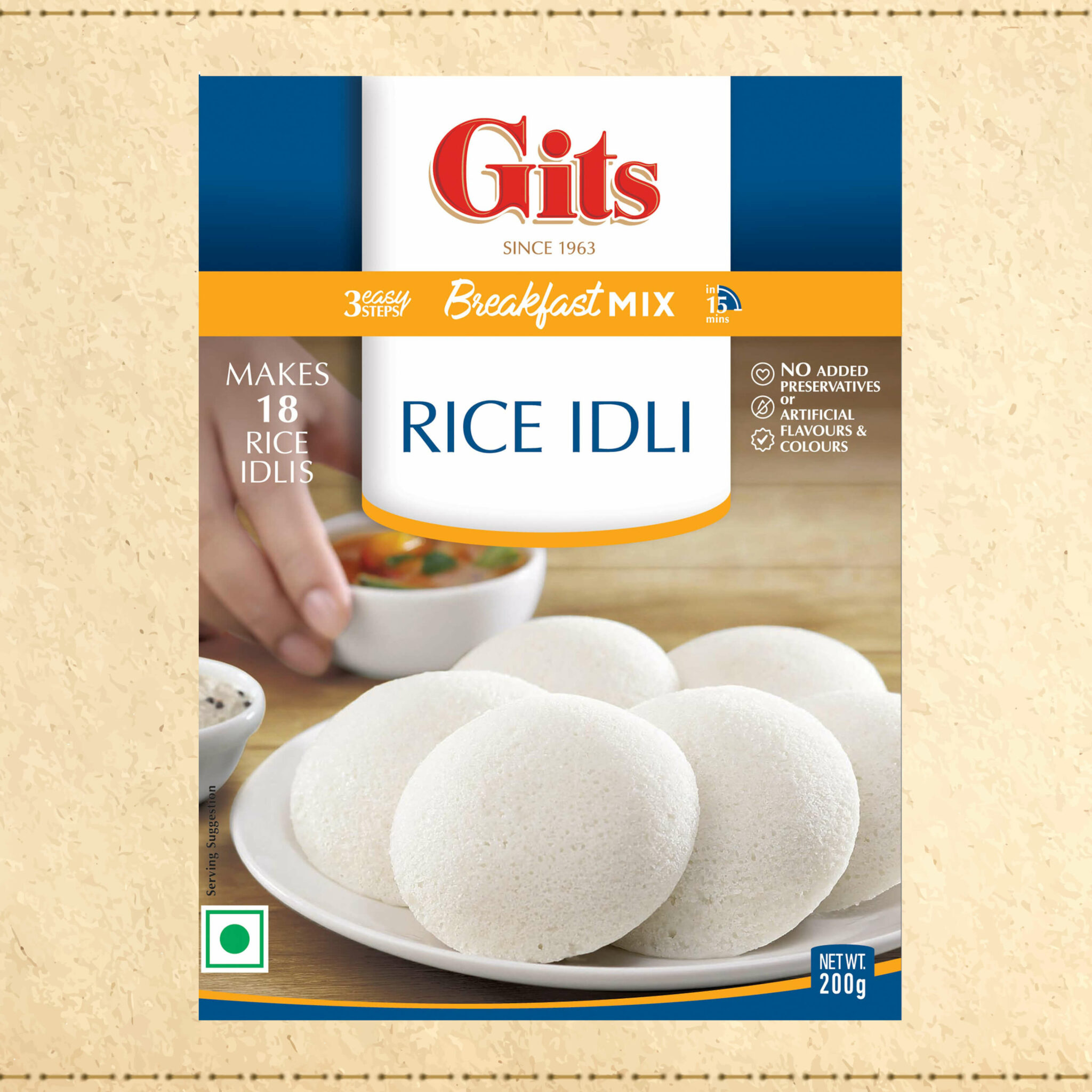 Rice Idli - Gits Food