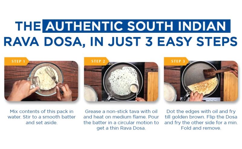 Rava Dosa - Gits Food