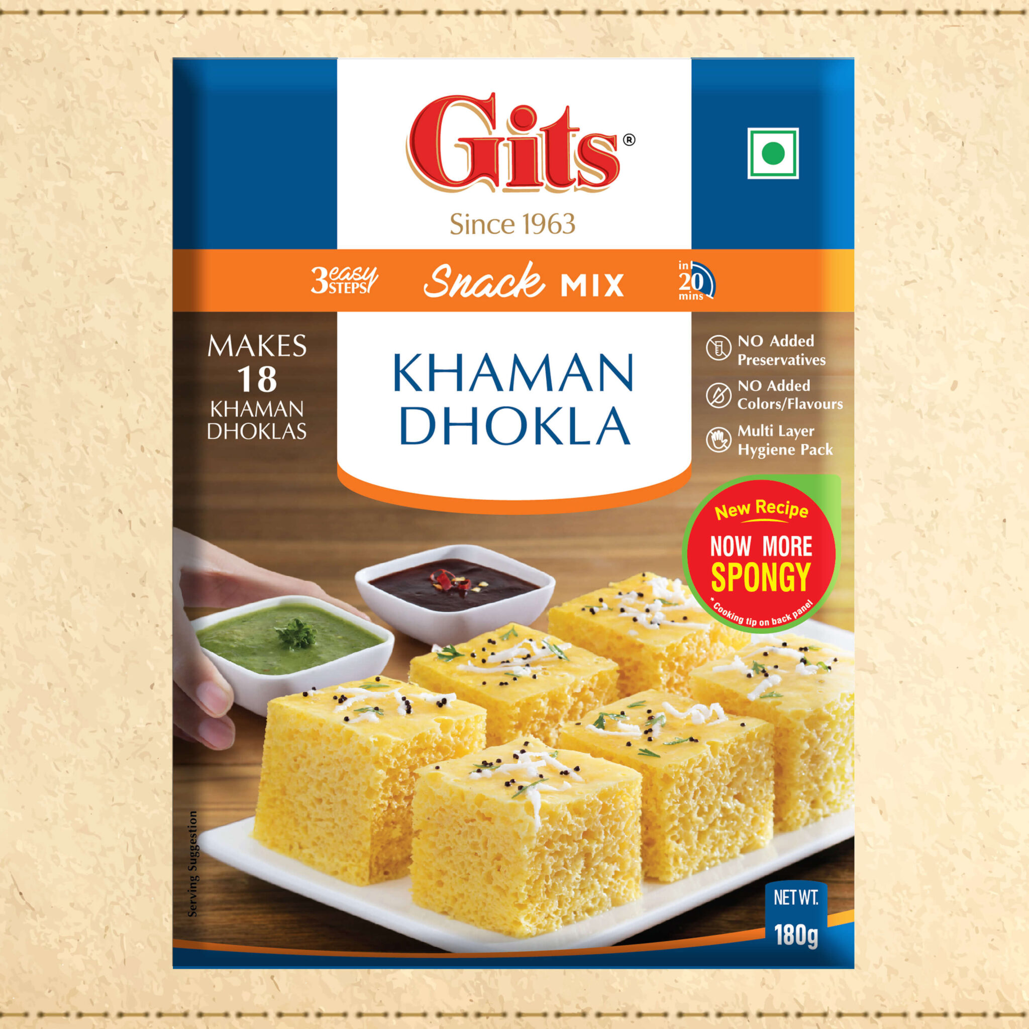Khaman Dhokla - Gits Food
